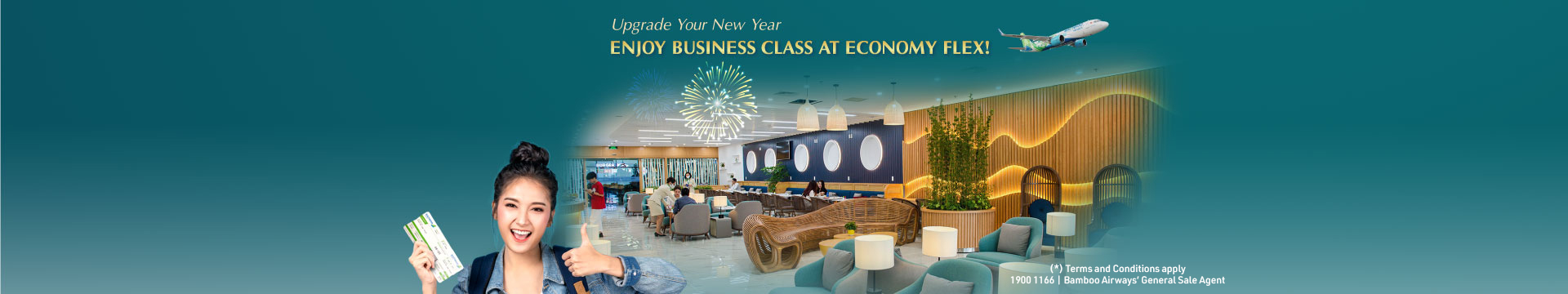 New year upgrade – enjoy Business class services with economy flex ...